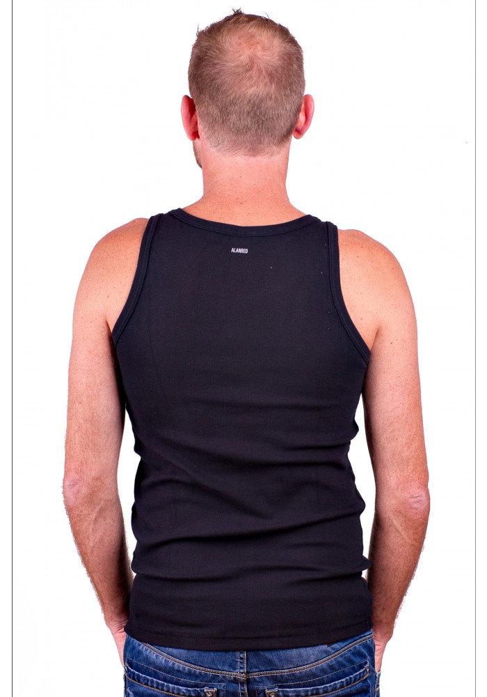 Alan Red Singlet Oakland Black
